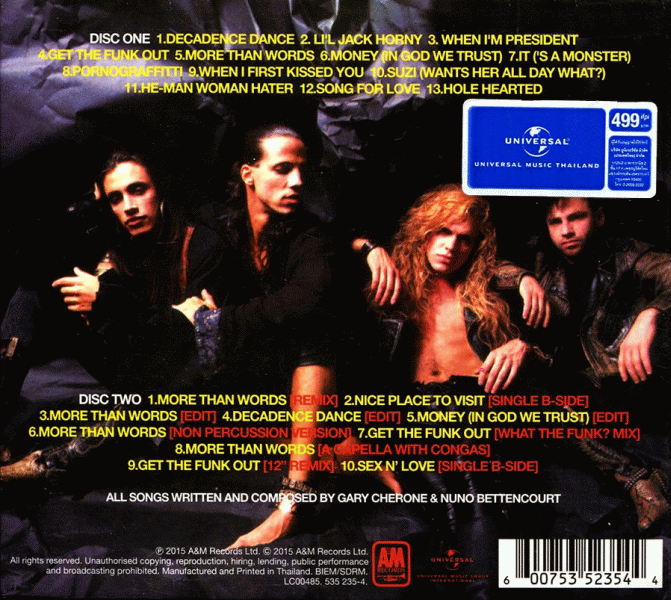 EXTREME II: Pornograffitti [25th Anniversary Deluxe Edition 2-CD] *HQ ...